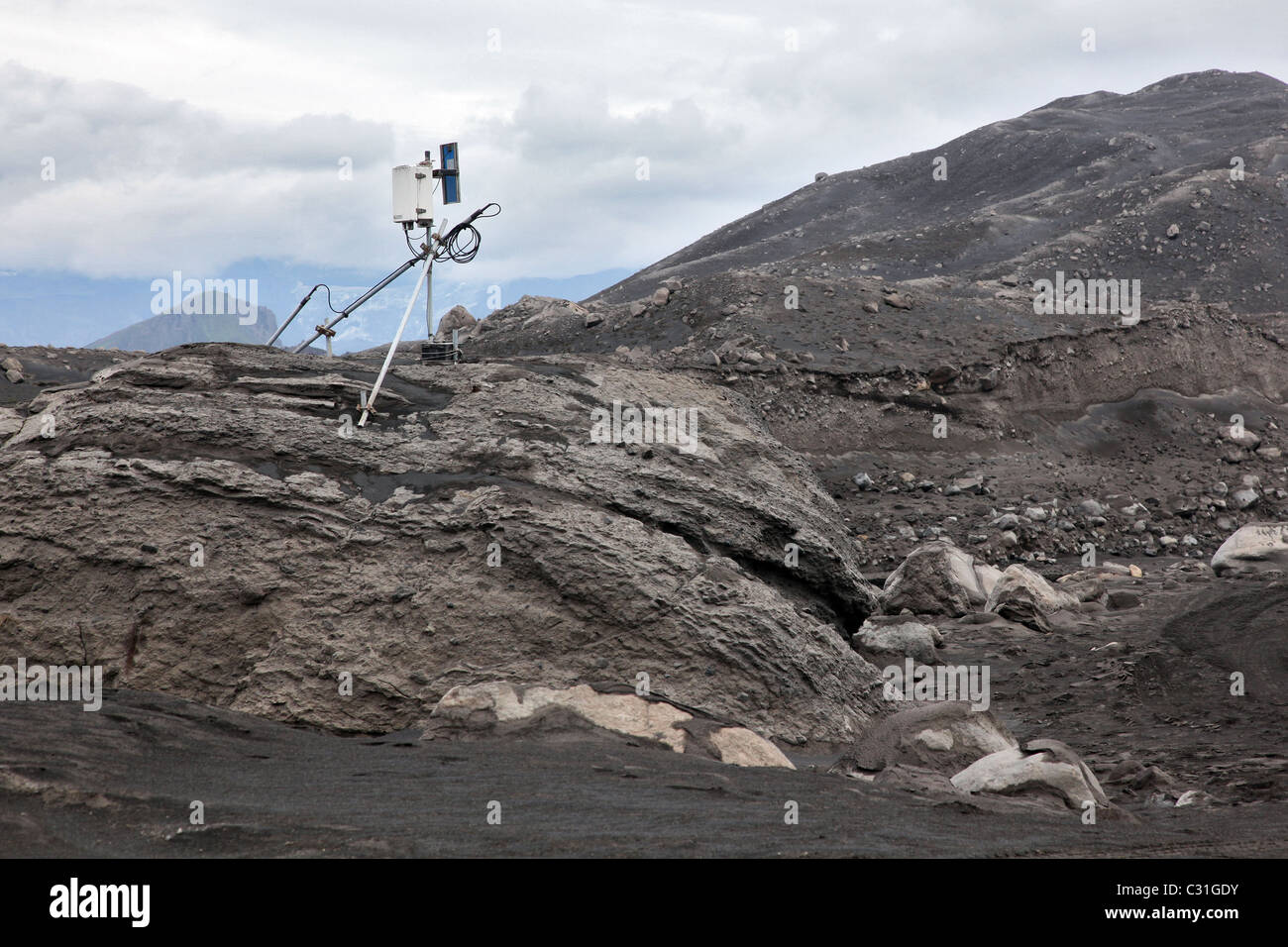 Measuring volcano hi-res stock photography and images - Alamy