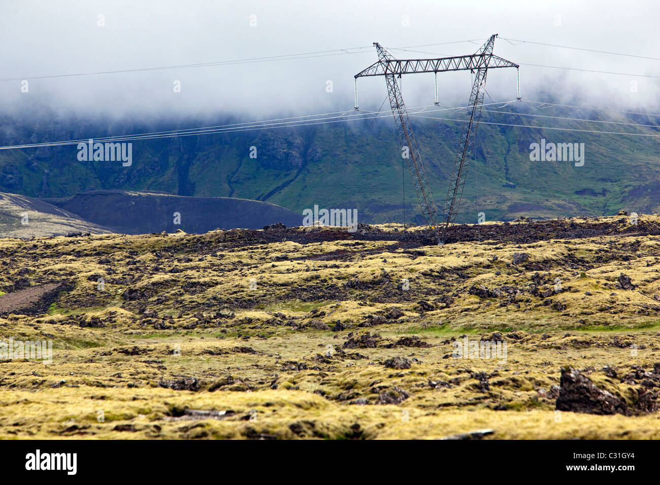 Situated on mont hengill in the southwest of iceland hi-res stock ...