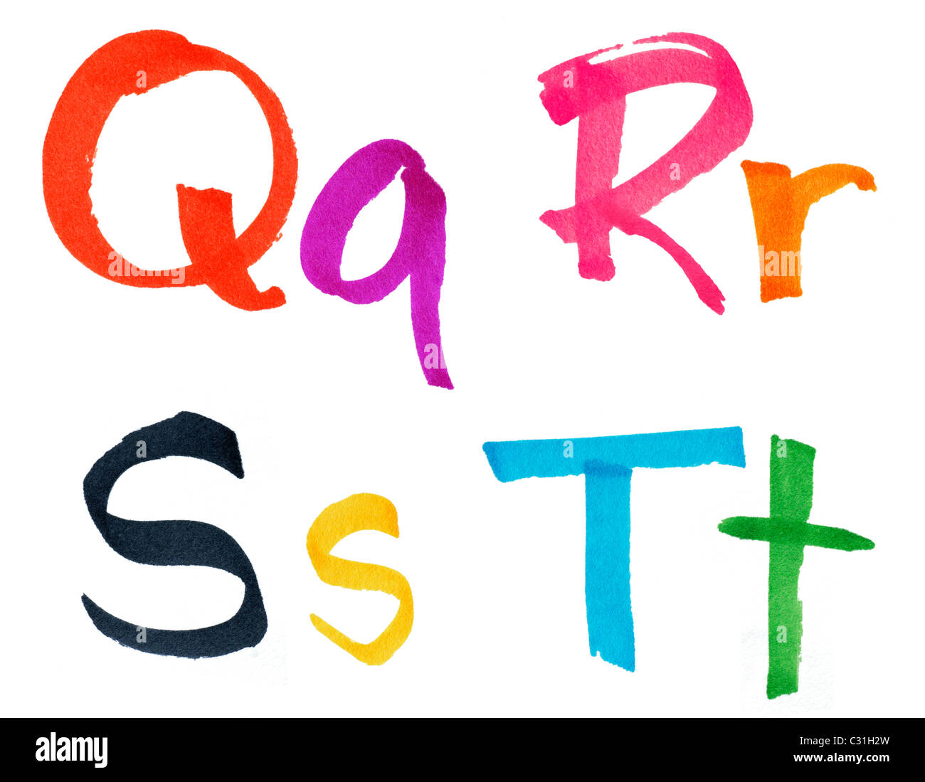 Big alphabet letters Cut Out Stock Images & Pictures - Alamy