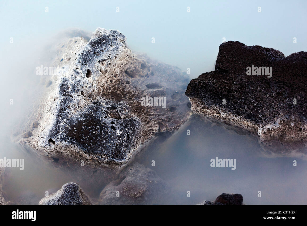 Silica and minerals in geothermal water hi-res stock photography and ...