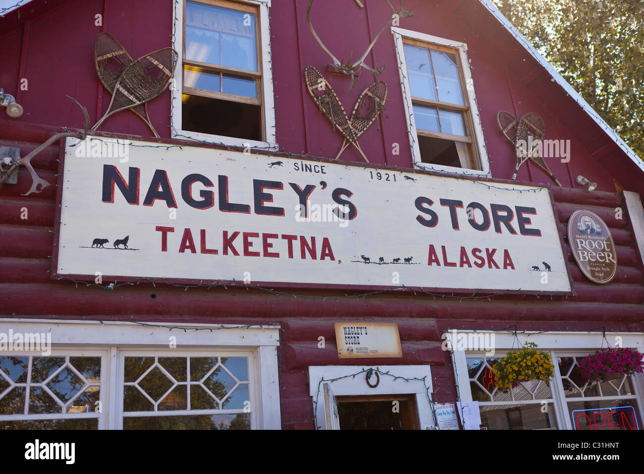 Talkeetna alaska sign hi-res stock photography and images - Alamy