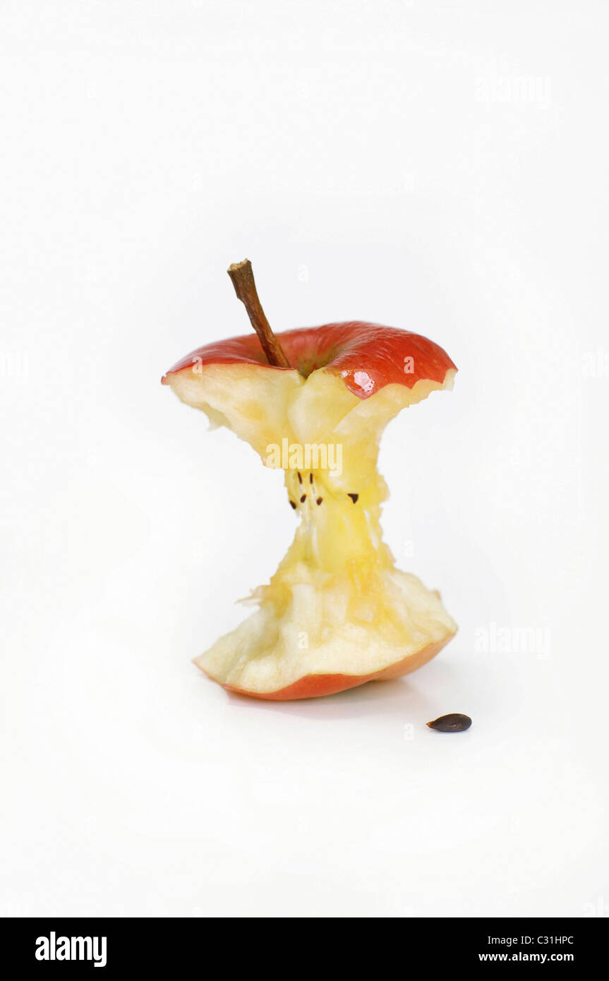 APPLE CORE, AUTUMN FRUIT Stock Photo - Alamy