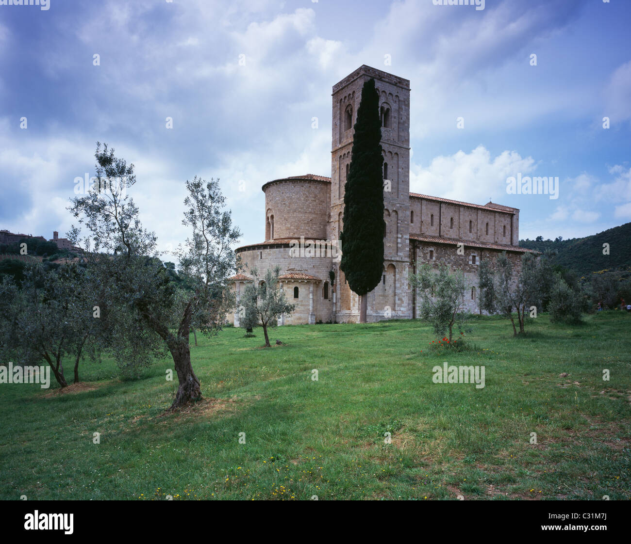 San antimo abbey hi-res stock photography and images - Alamy