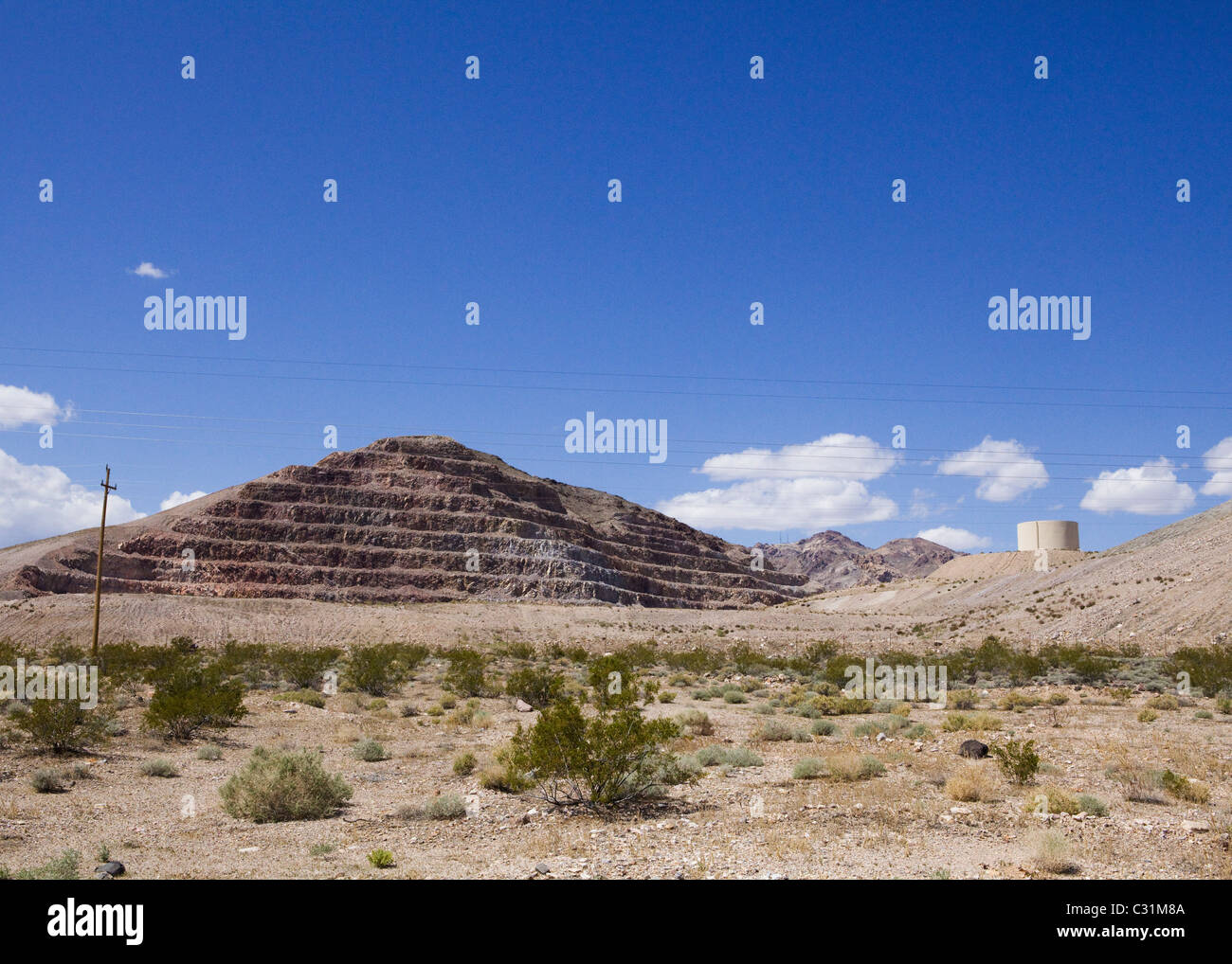 Surface mining landscape Stock Photo - Alamy