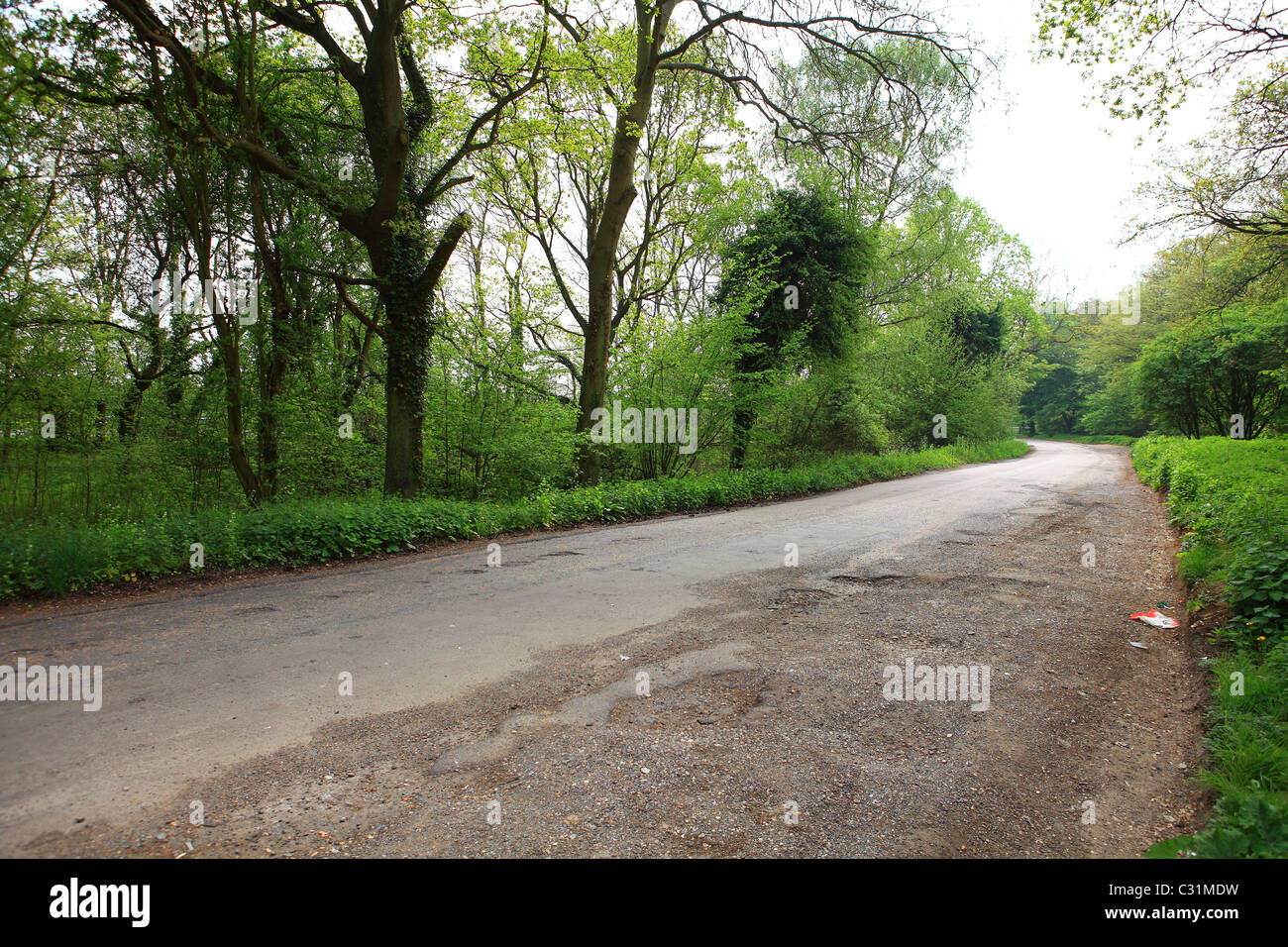 Lay-by at Deadman's Hill in Bedfordshire where the A6 murder took place ...