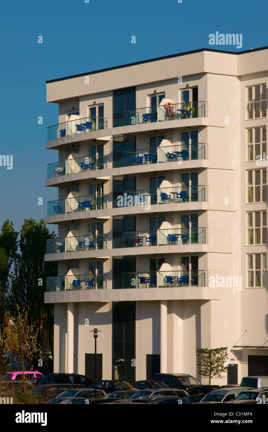 The back of the Ocean hotel at the Butlins resort, Bognor Regis Stock ...