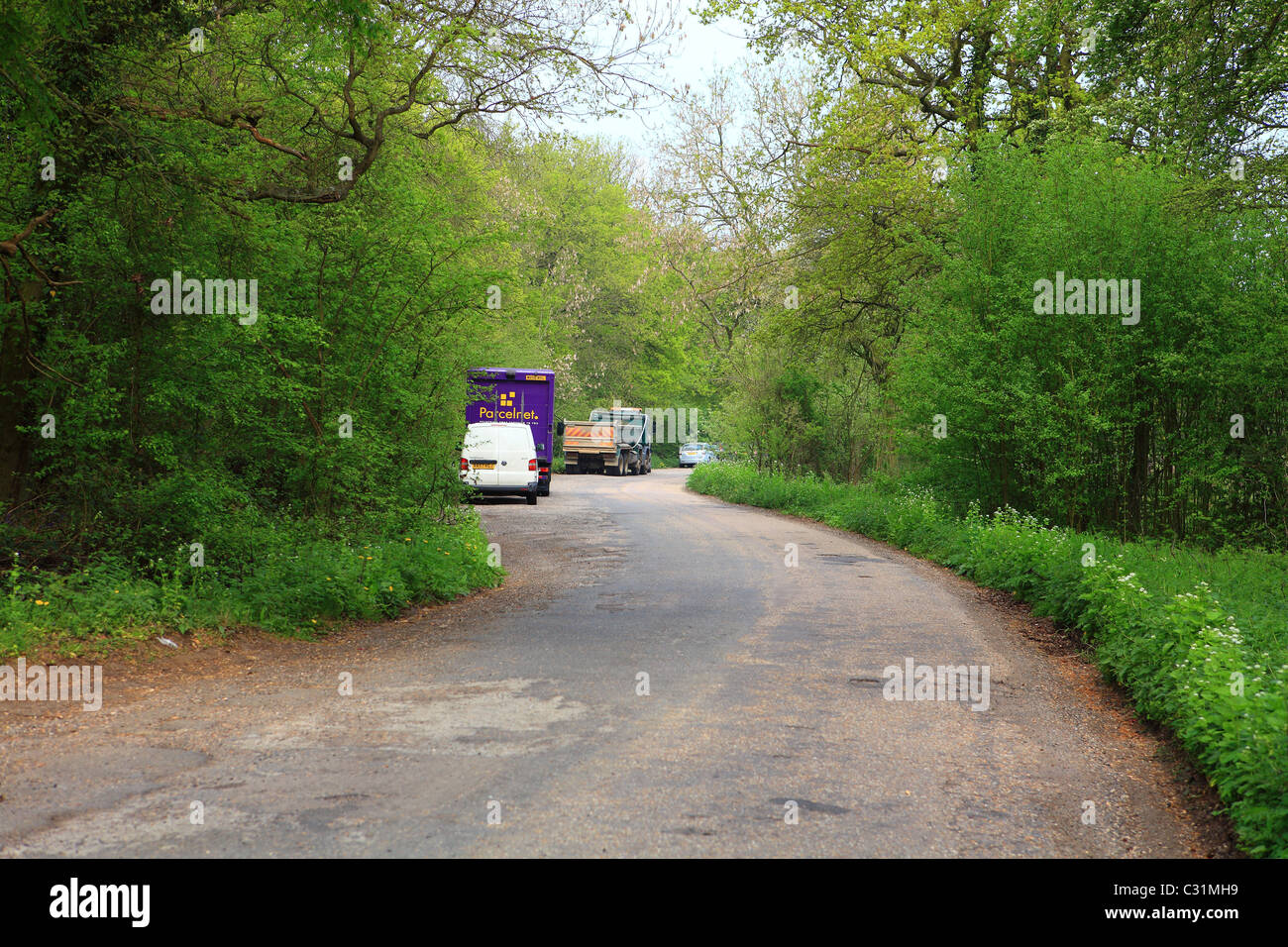 Lay-by at Deadman's Hill in Bedfordshire where the A6 murder took place ...