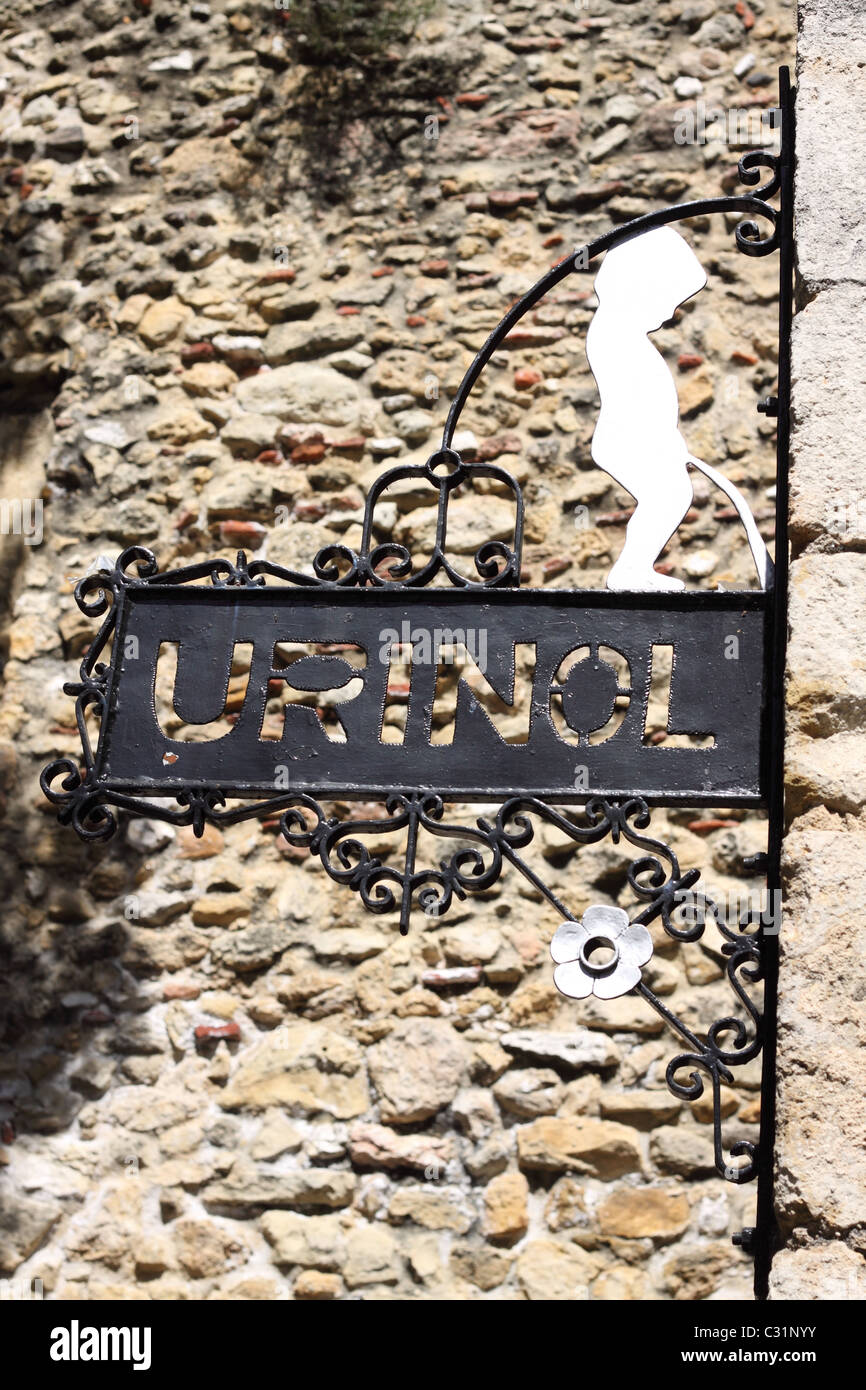 Male toilet sign urinal hi-res stock photography and images - Alamy