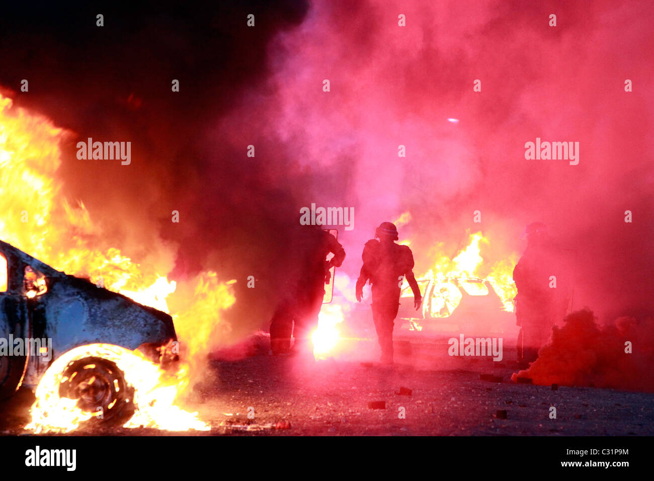 Riot police training exercise hi-res stock photography and images - Alamy