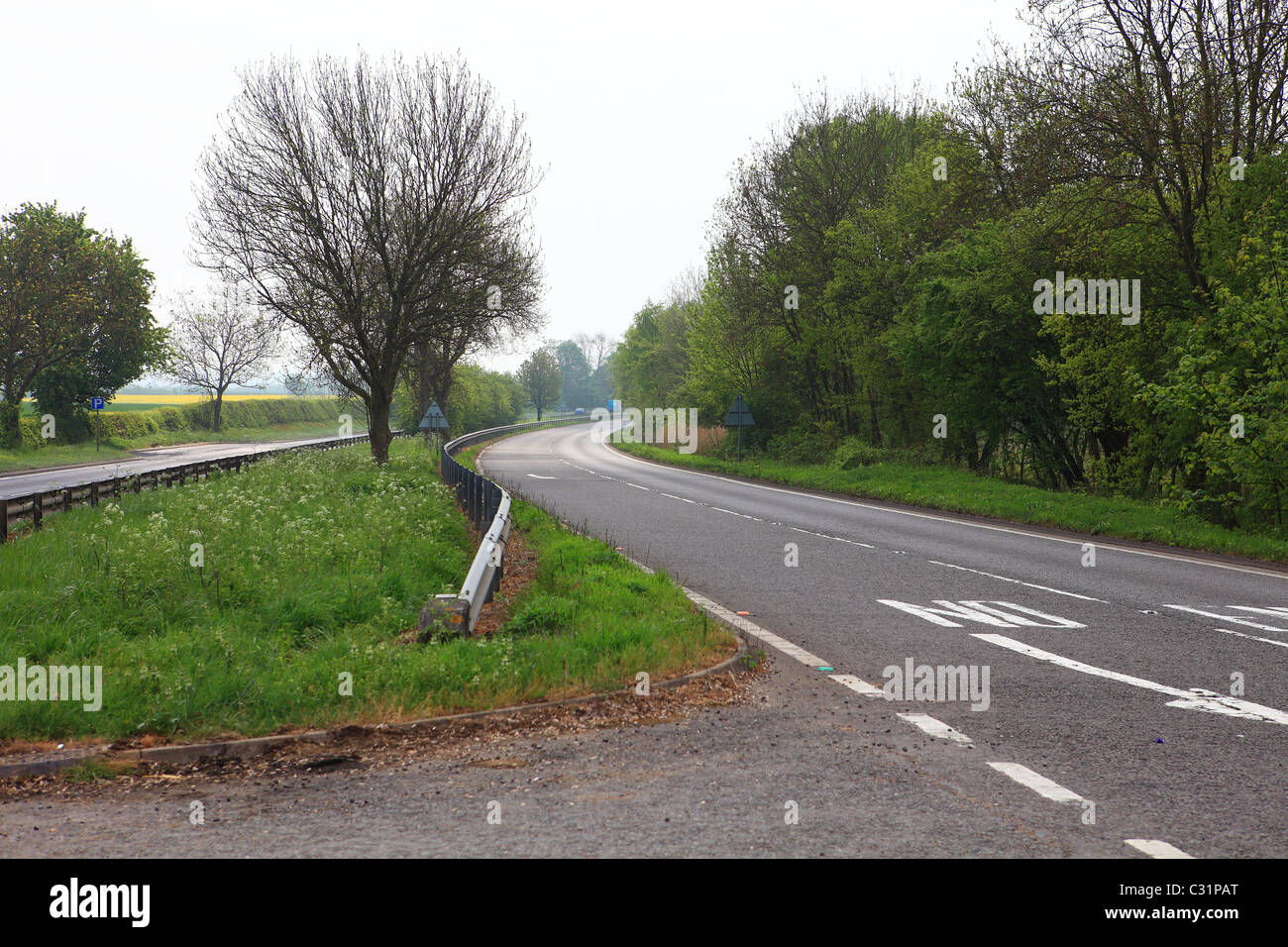 Lay-by at Deadman's Hill in Bedfordshire where the A6 murder took place ...