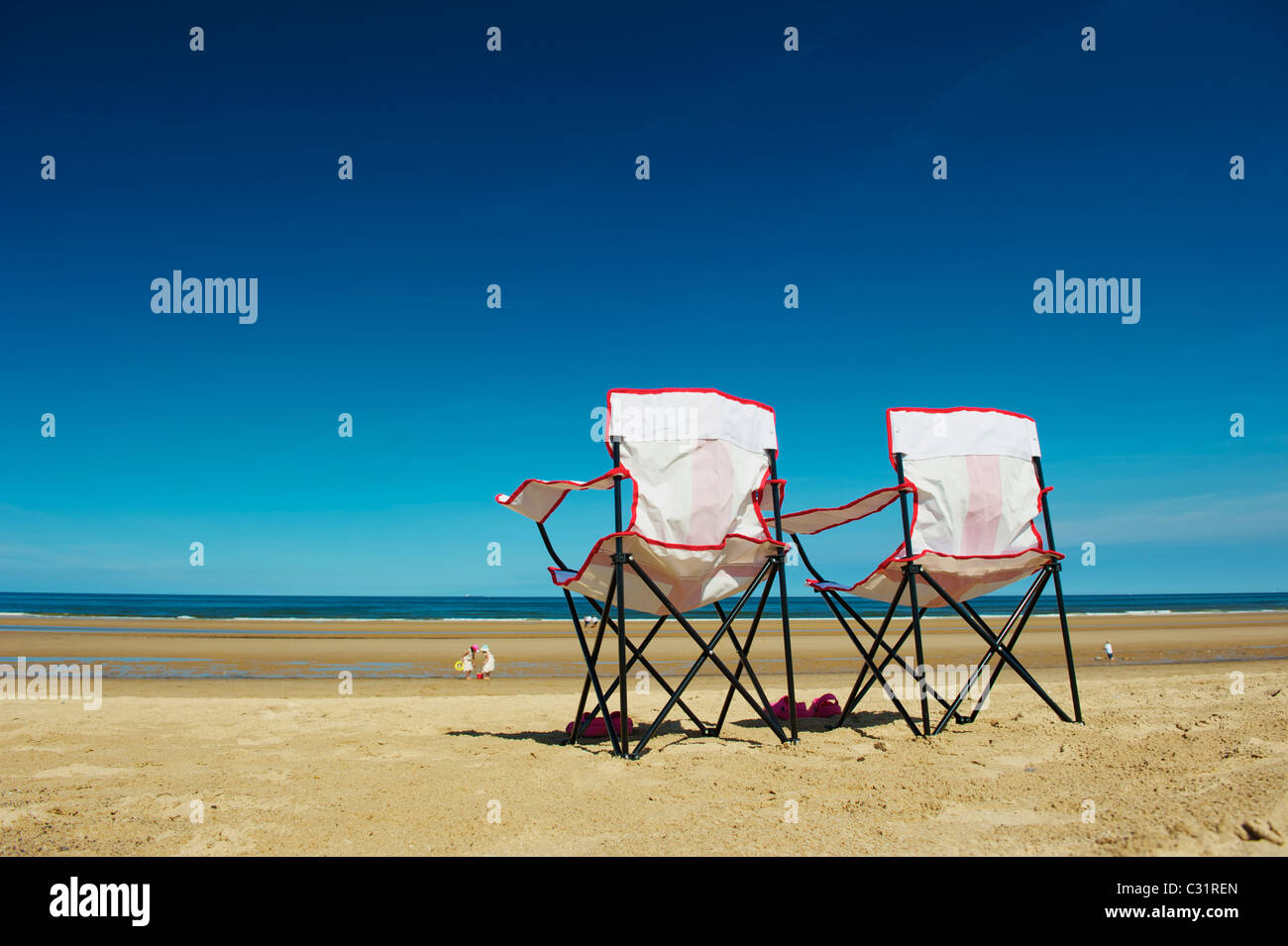 Holiday at the Redcar Beach UK Stock Photo - Alamy