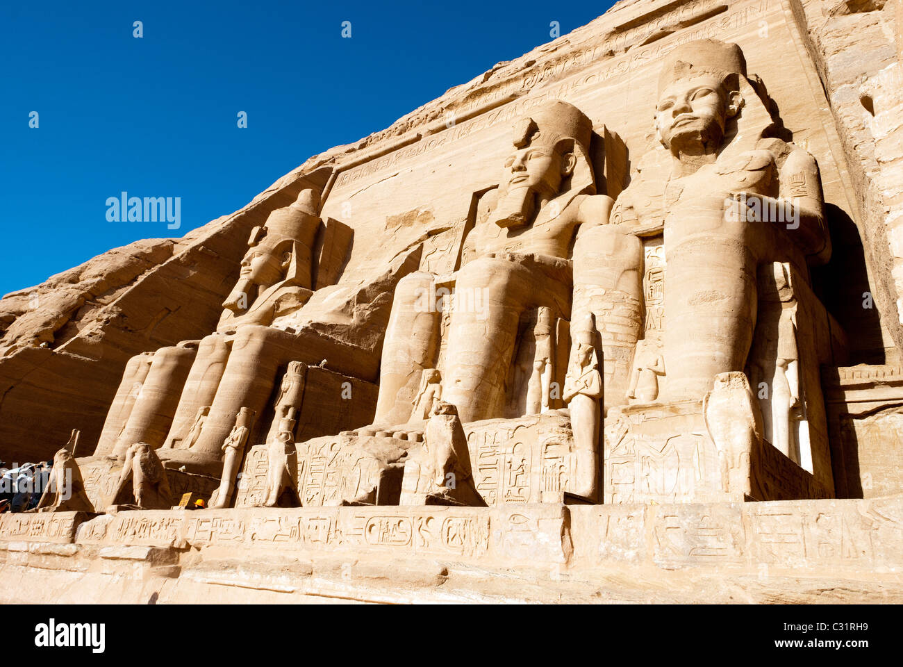 Temple of Ramesses II - Abu Simbel - Upper Egypt Stock Photo - Alamy
