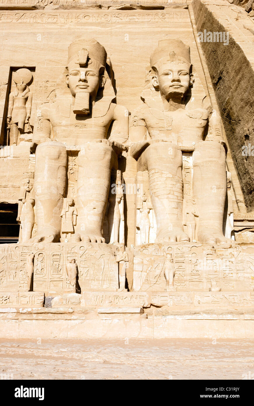 Temple of Ramesses II - Abu Simbel - Upper Egypt Stock Photo - Alamy