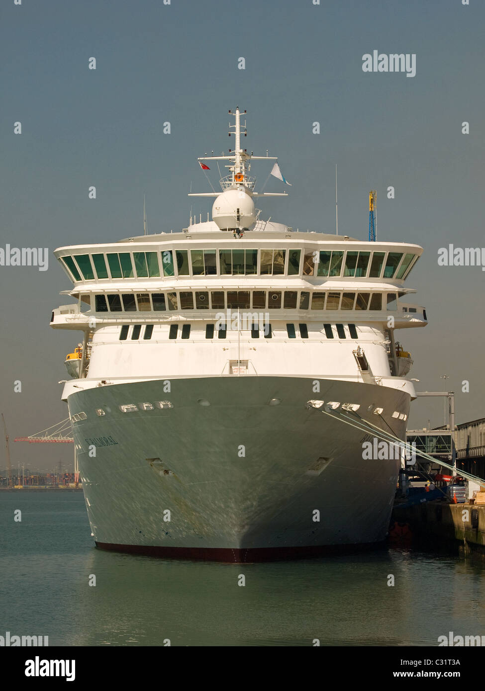 Fred Olson cruise ship Balmoral berthed in Southampton Hampshire ...