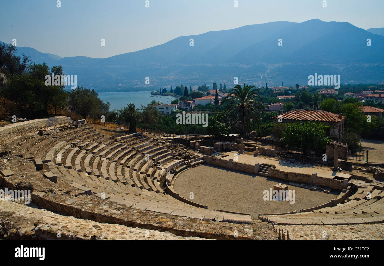 View of Epidaurus amphitheater Stock Photo - Alamy