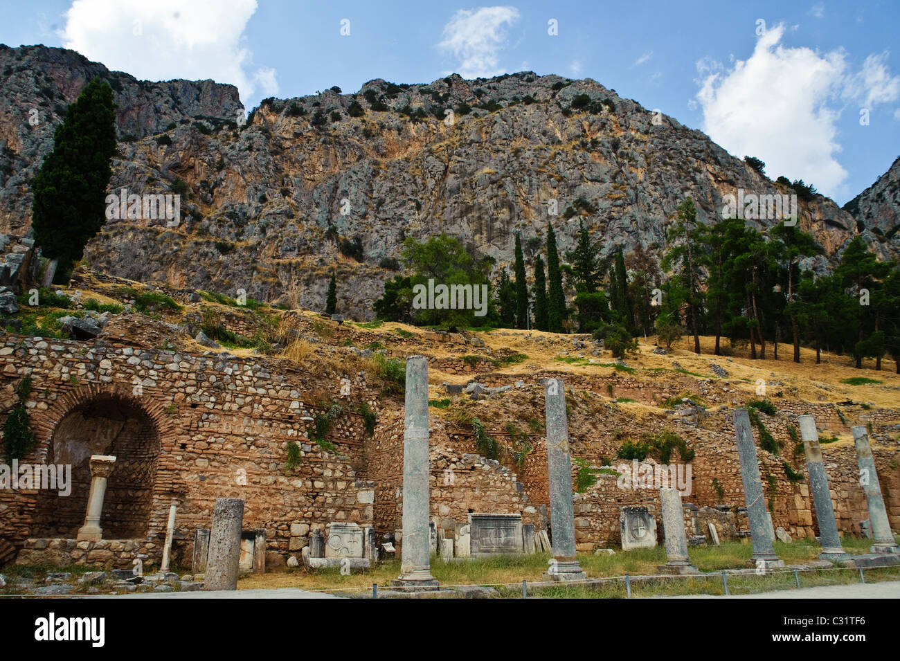View of Delphi, Greece Stock Photo - Alamy