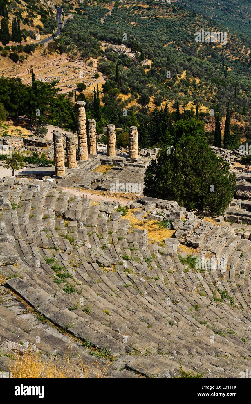 Ancient theatre of delphi hi-res stock photography and images - Alamy