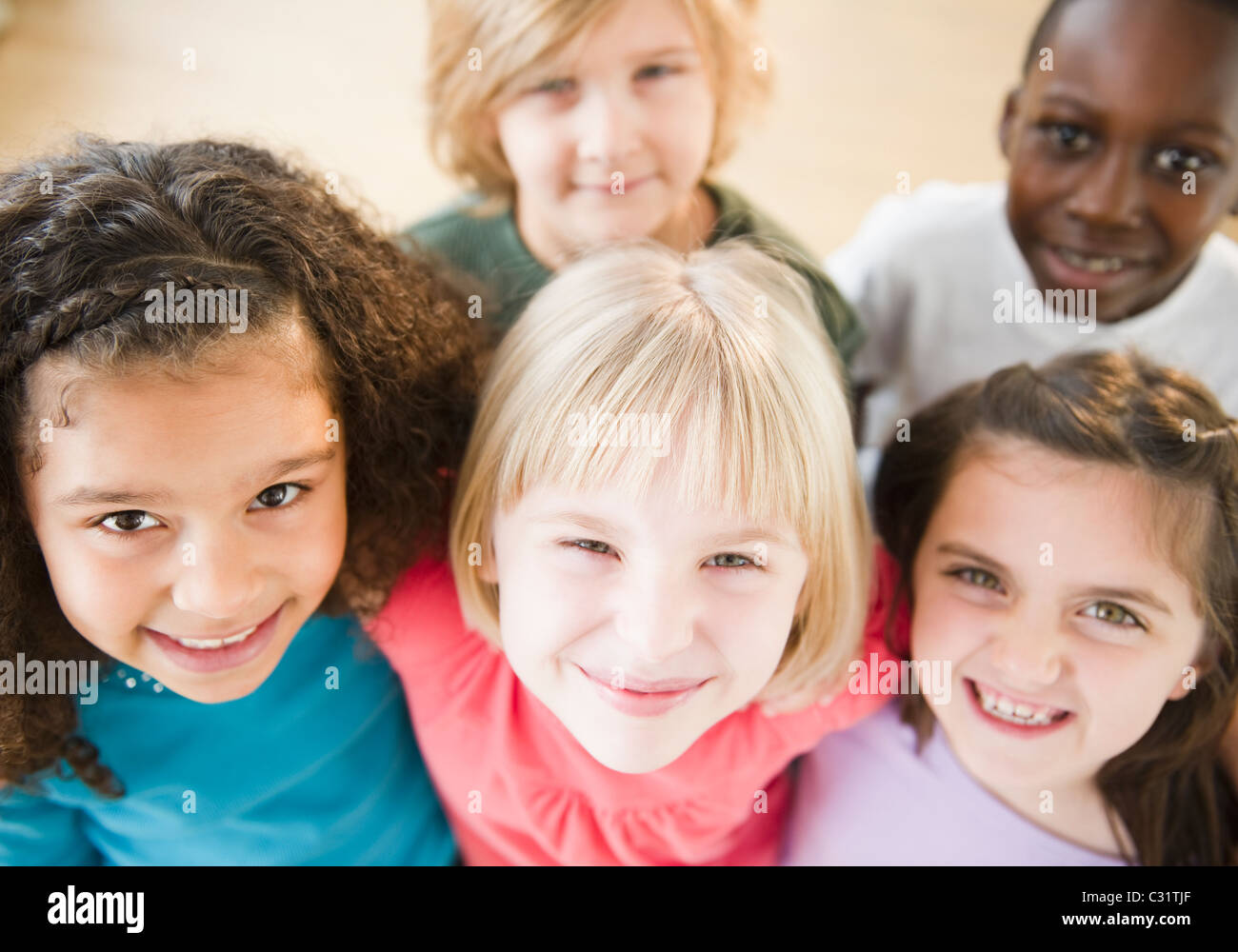 Children smiling together Stock Photo - Alamy