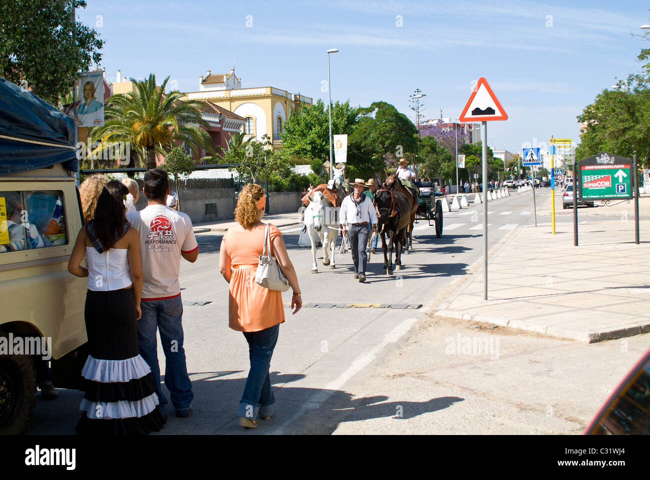 Romeria del Rocio pilgrimage in Andalusia, Spain Stock Photo - Alamy