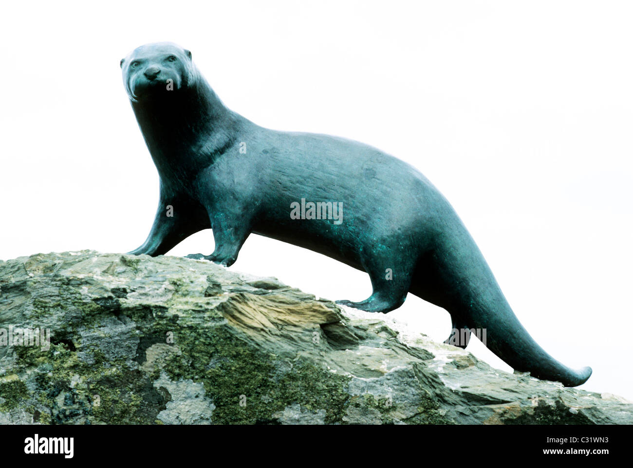 Monreith, Gavin Maxwell otter memorial, Scotland Dumfries and Galloway ...