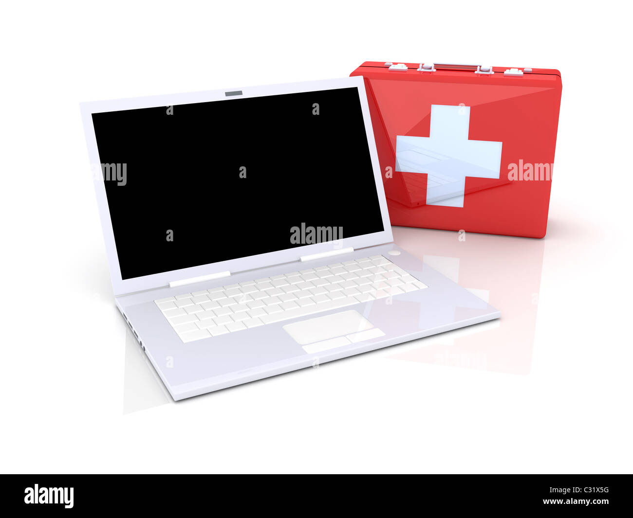 First Aid for Laptops Stock Photo - Alamy