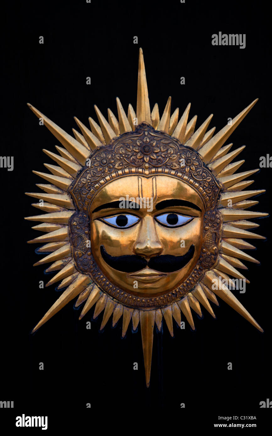 Emblem of Sun dynasty of Udaipur, India Stock Photo - Alamy