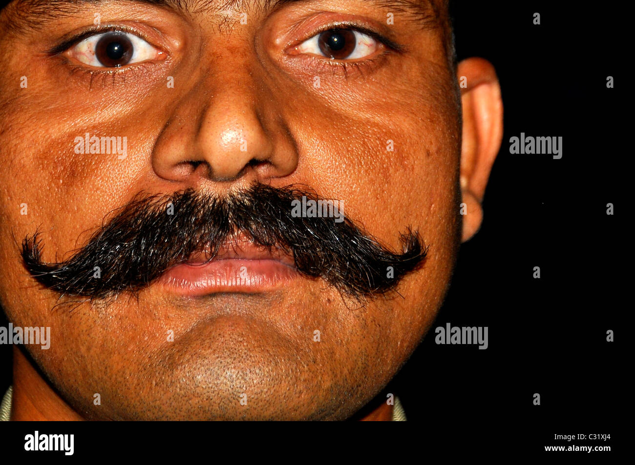 Indian moustache hi-res stock photography and images - Alamy