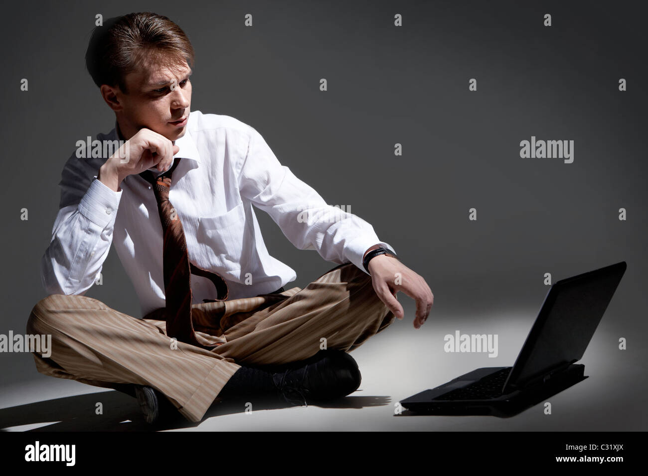 Dim Light Man High Resolution Stock Photography and Images - Alamy