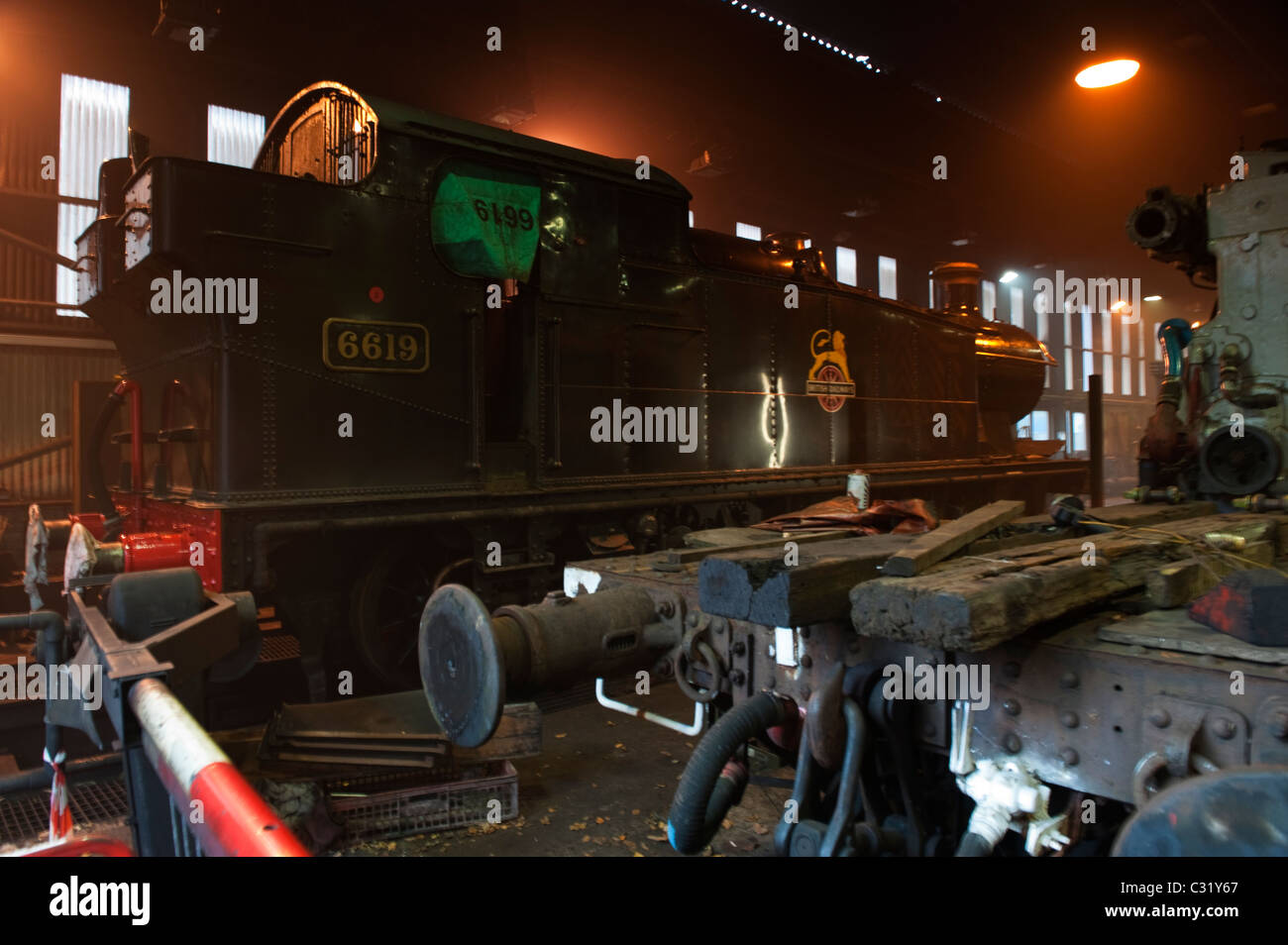 Steam locomotive engine sheds hi-res stock photography and images - Alamy