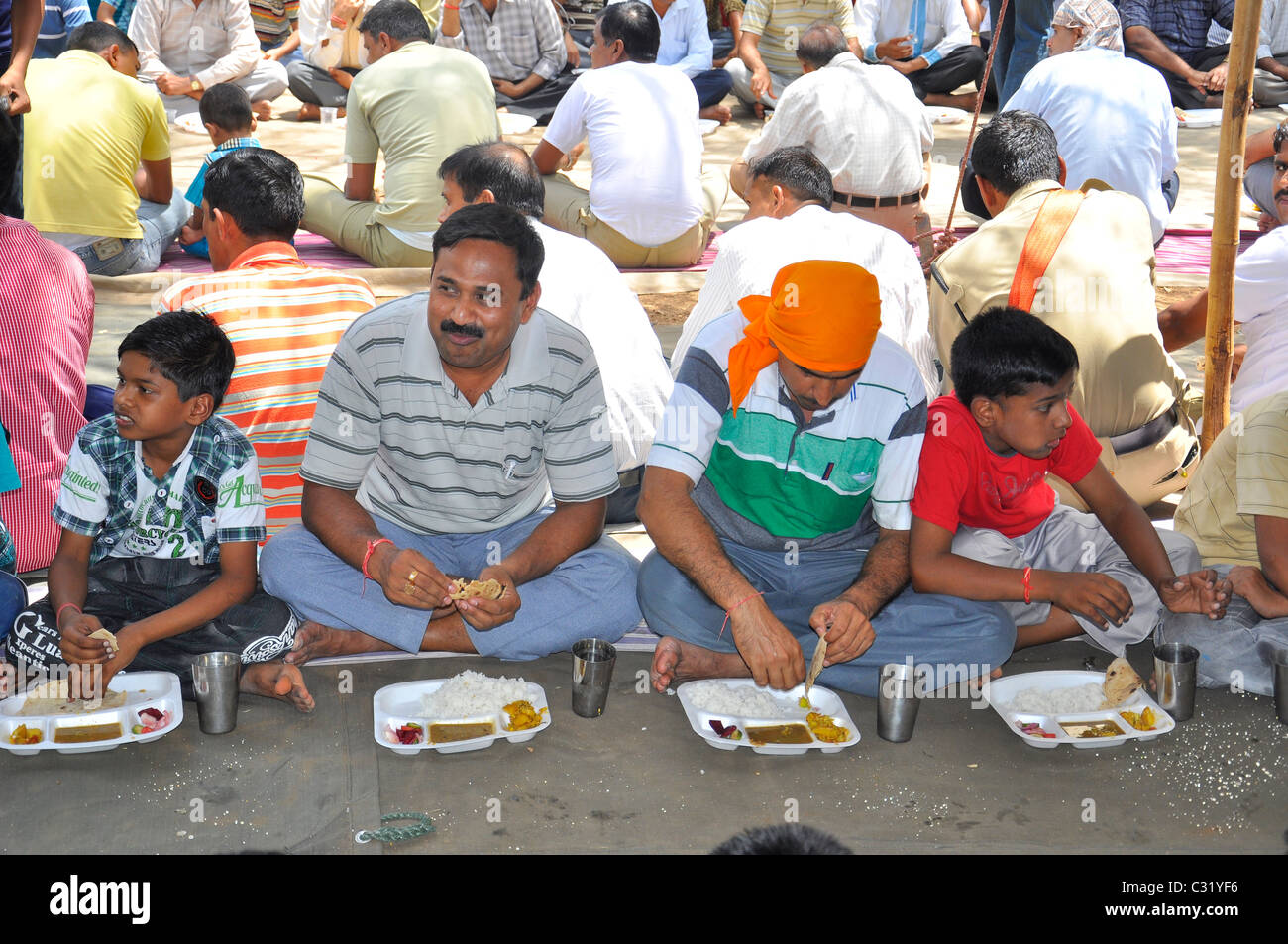 Traditional indian feast Stock Photo - Alamy
