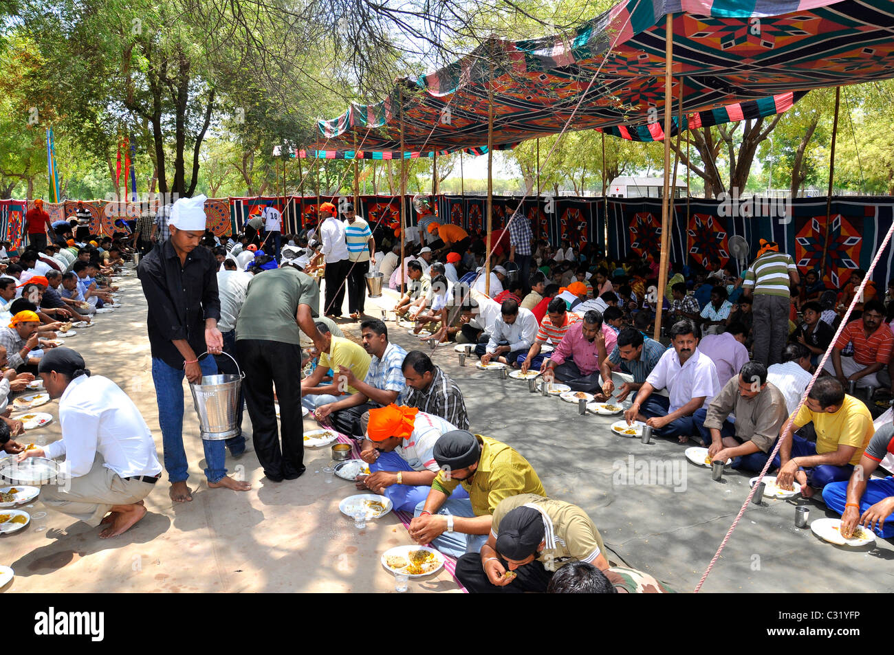 Traditional indian feast Stock Photo - Alamy