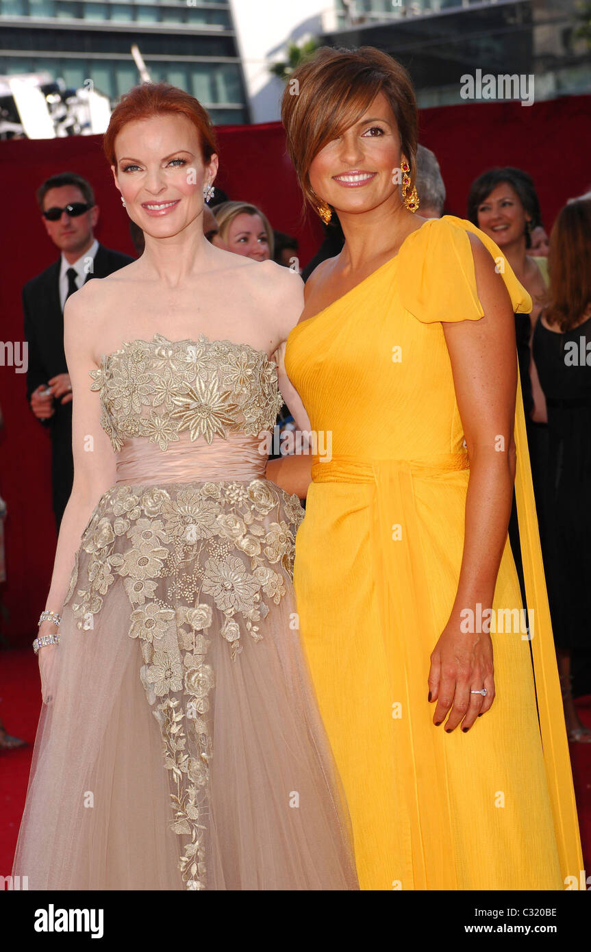 Marcia Cross and Mariska Hargitay 60th Annual Primetime Emmy Awards ...