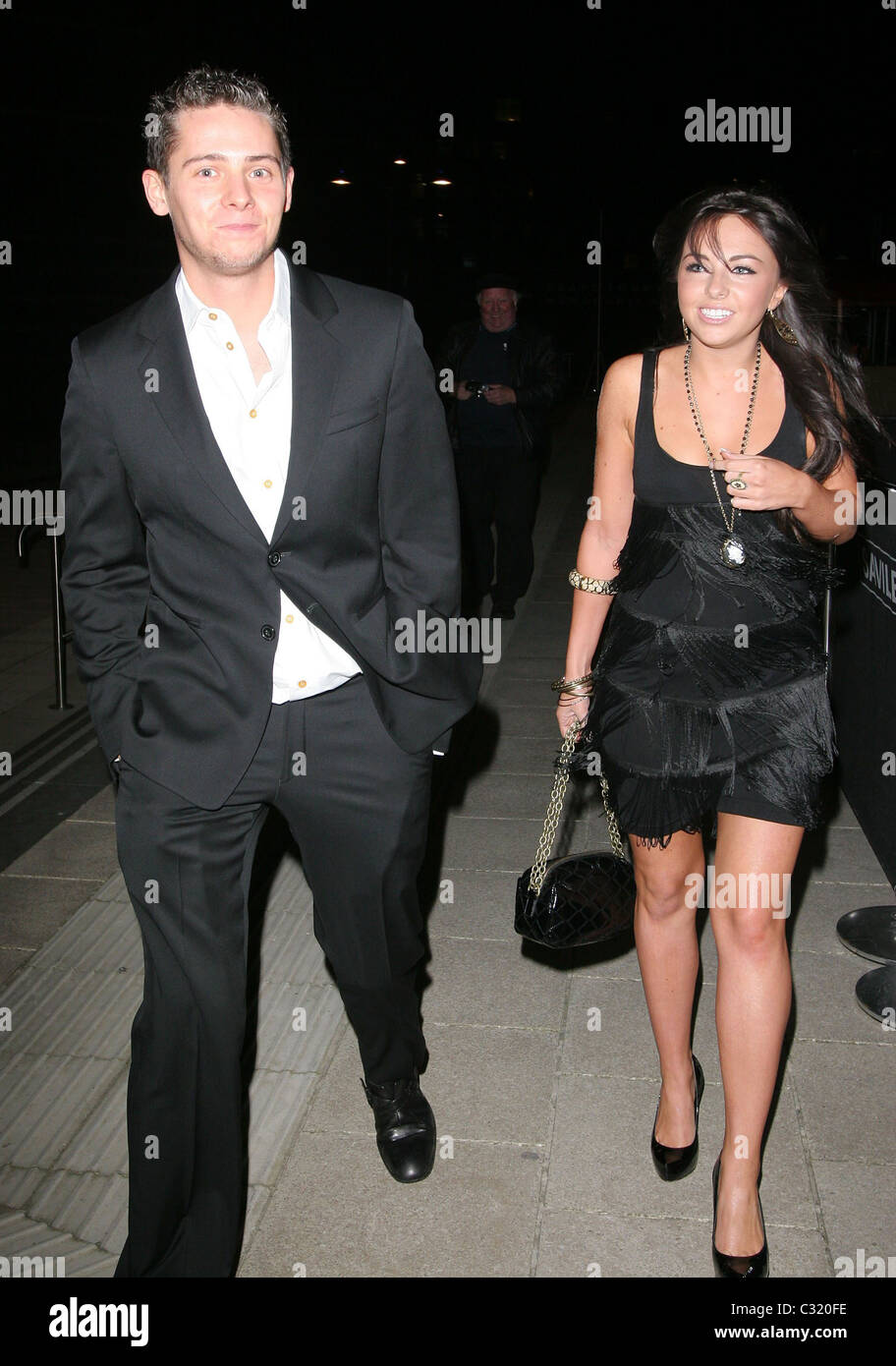 Chris Barker and Louisa Lytton outside Saviles Hall Leeds, England - 22 ...