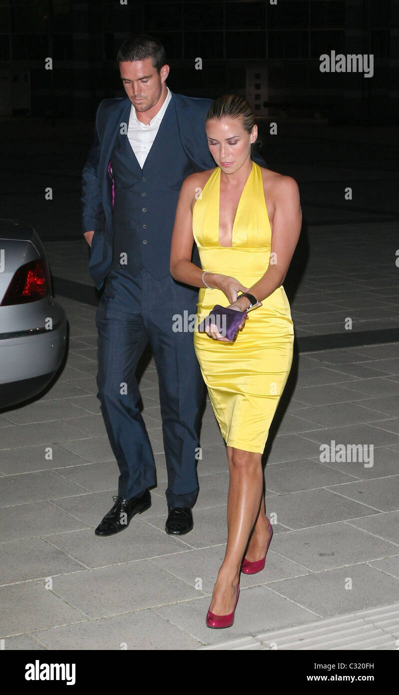 England cricket captain Kevin Pietersen and wife Jessica Taylor outside ...