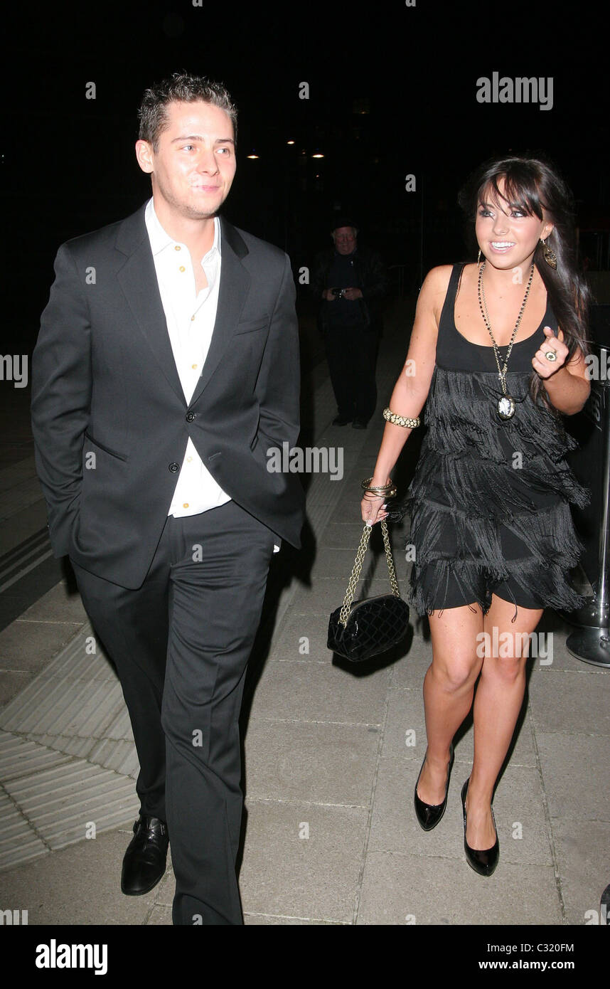 Chris Barker and Louisa Lytton outside Saviles Hall Leeds, England - 22 ...