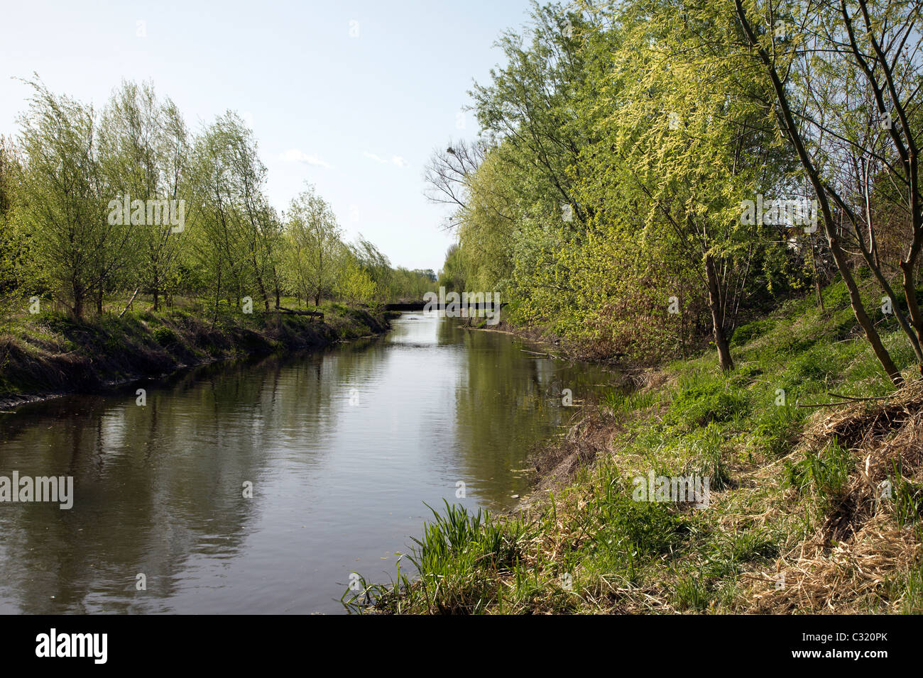 Little river in spring hi-res stock photography and images - Alamy