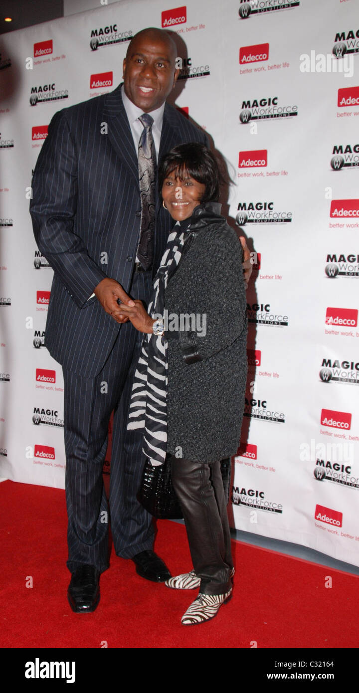 Earvin Magic Johnson and Cicely Tyson Magic Workforce Solutions ...