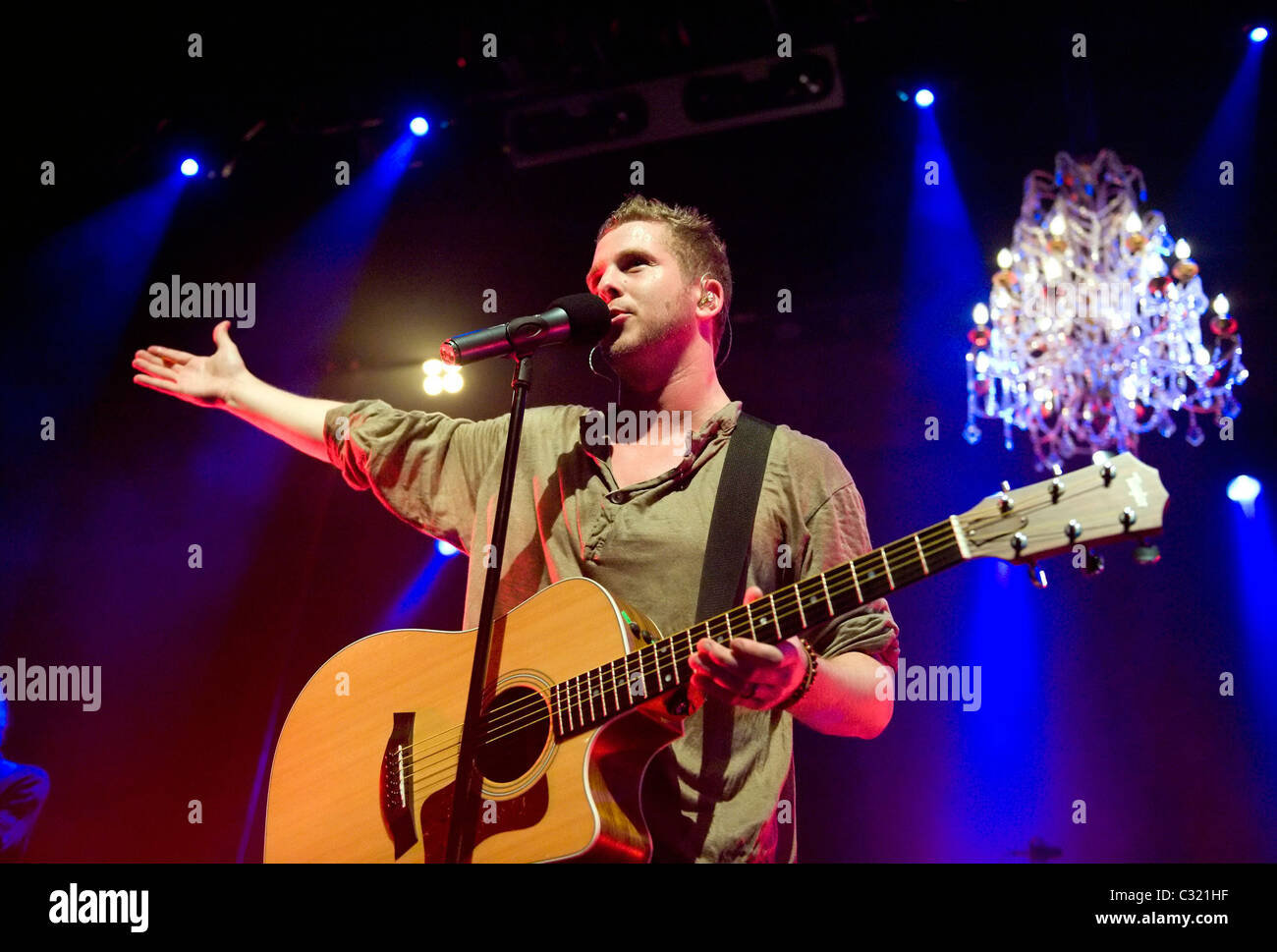Ryan Tedder OneRepublic performing live at the Forum London, England ...