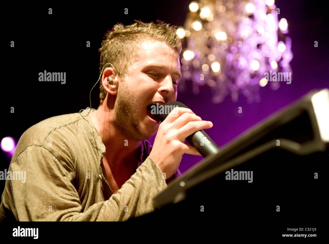 Ryan Tedder OneRepublic performing live at the Forum London, England ...