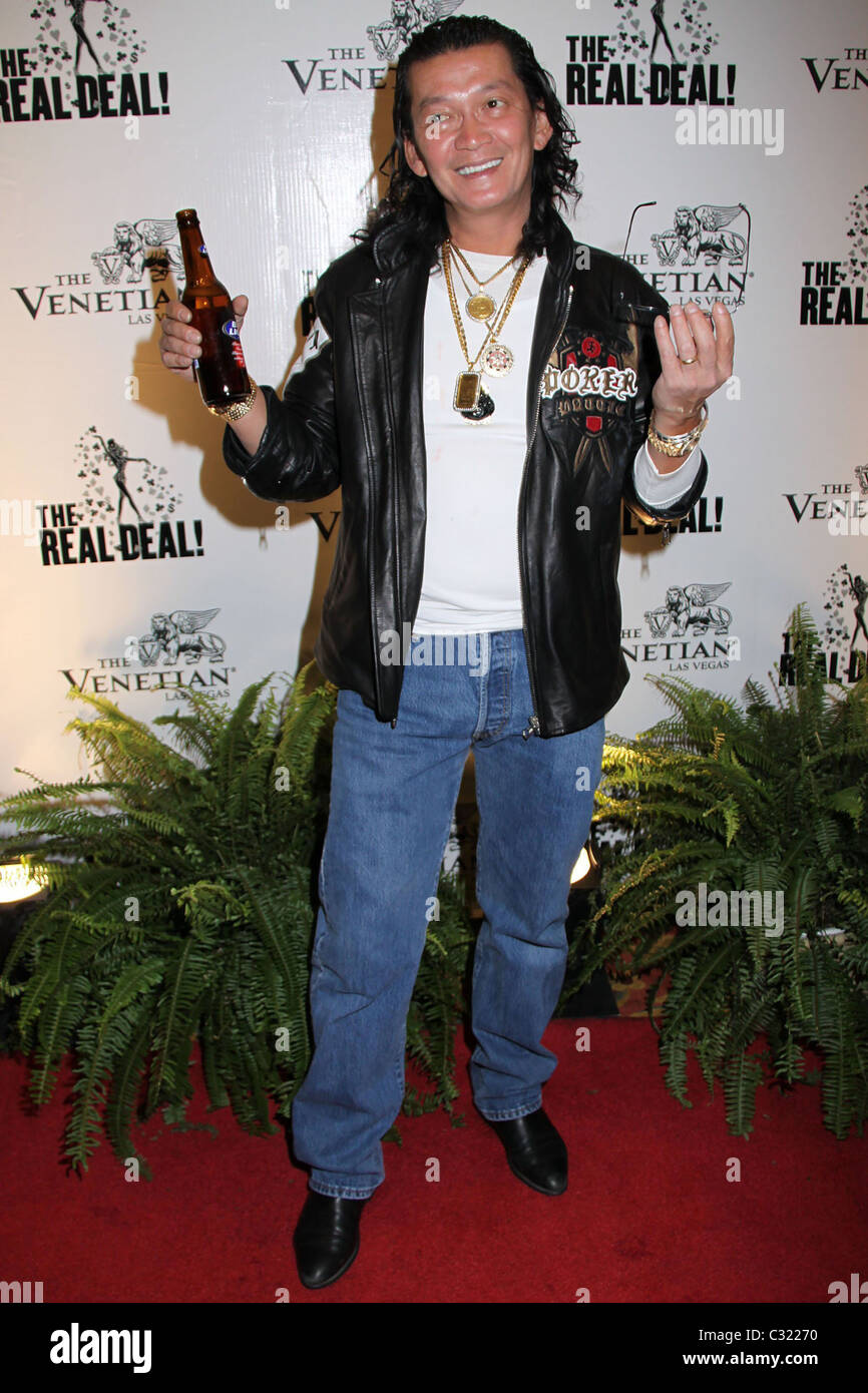 Scotty Nguyen Premiere of 'The Real Deal' at the Venetian Showroom ...
