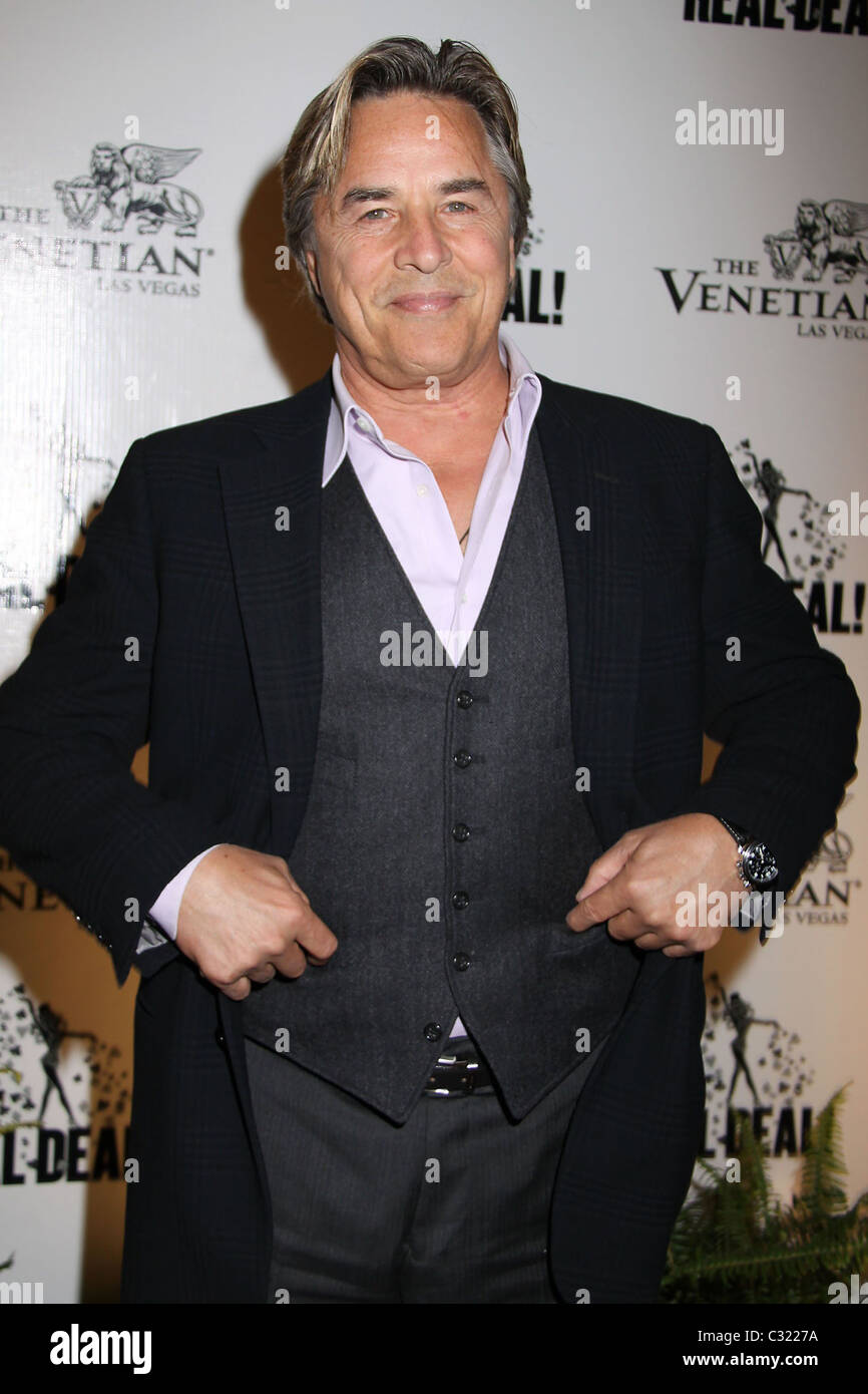 Don Johnson Premiere of 'The Real Deal' at the Venetian Showroom inside ...