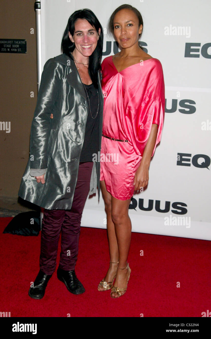 Leigh Silverman and Eisa Davis Opening Night of the Broadway revival of ...