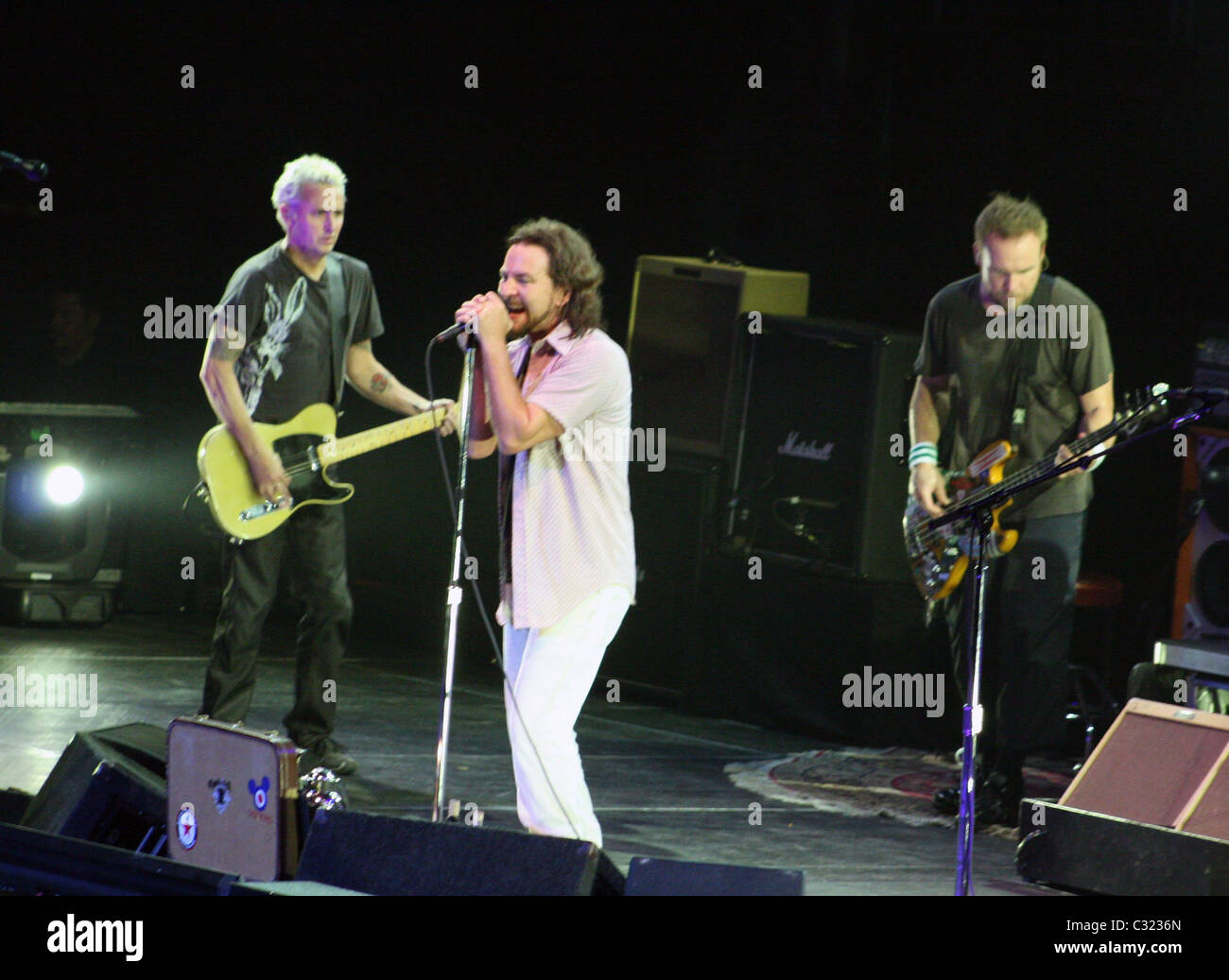 Pearl Jam performing at Madison Square Garden New York City, USA - 24. ...