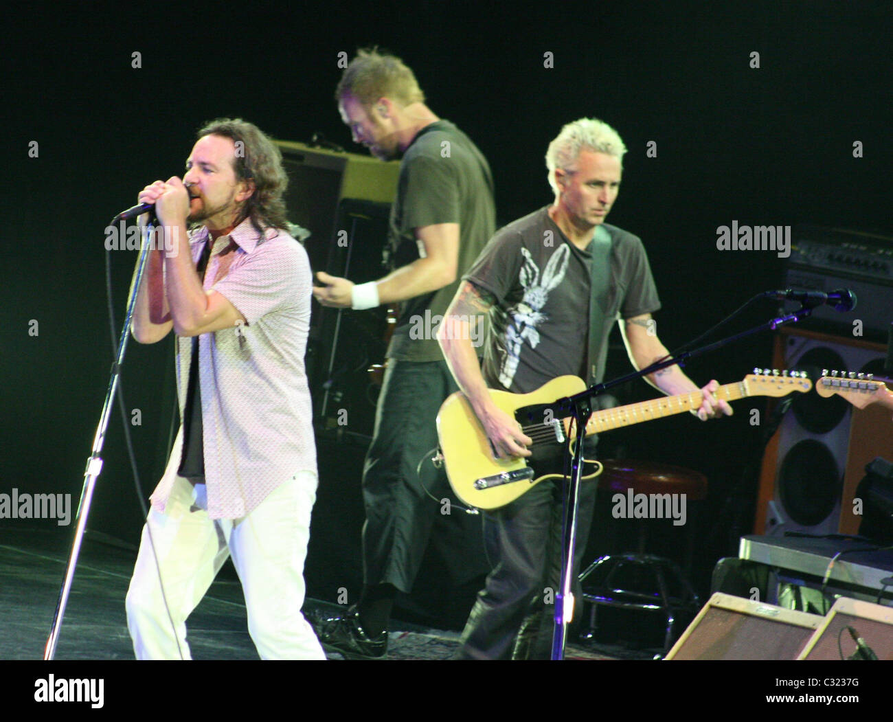 Pearl Jam performing at Madison Square Garden New York City, USA - 24. ...