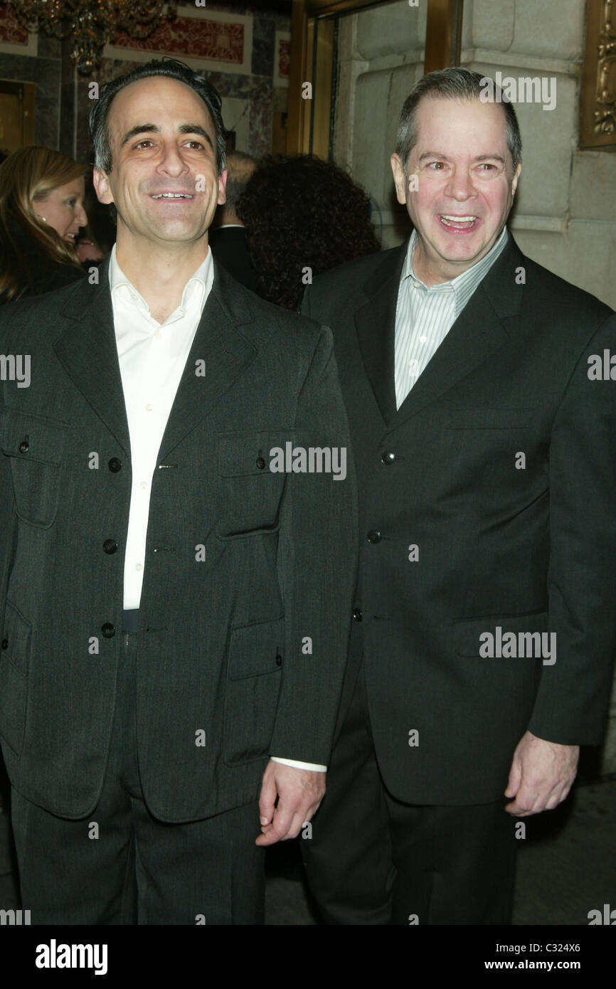 David Pittu and Peter Bartlett opening night of the Broadway show ...