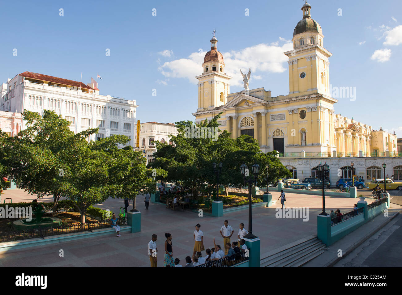 Cathedral Nuestra Señora de la Asuncion, Santiago de Cuba, Cuba Stock ...