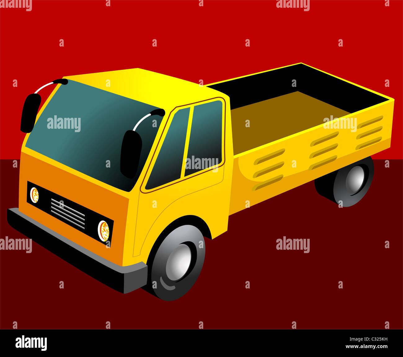 Driving pick up truck side view hi-res stock photography and images - Alamy