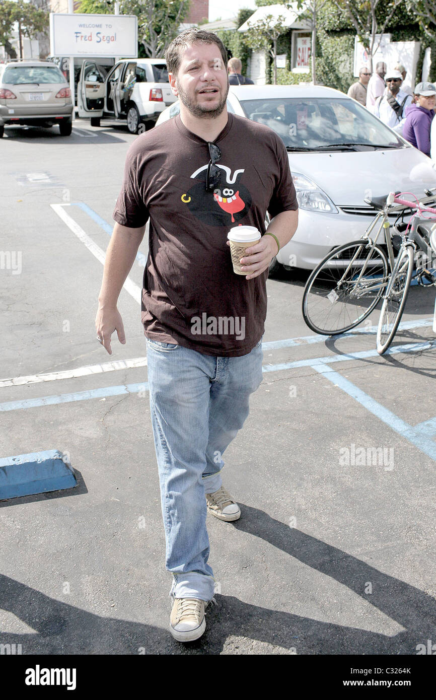 Jeffrey Ross arriving at Fred Segal in West Hollywood Los Angeles ...