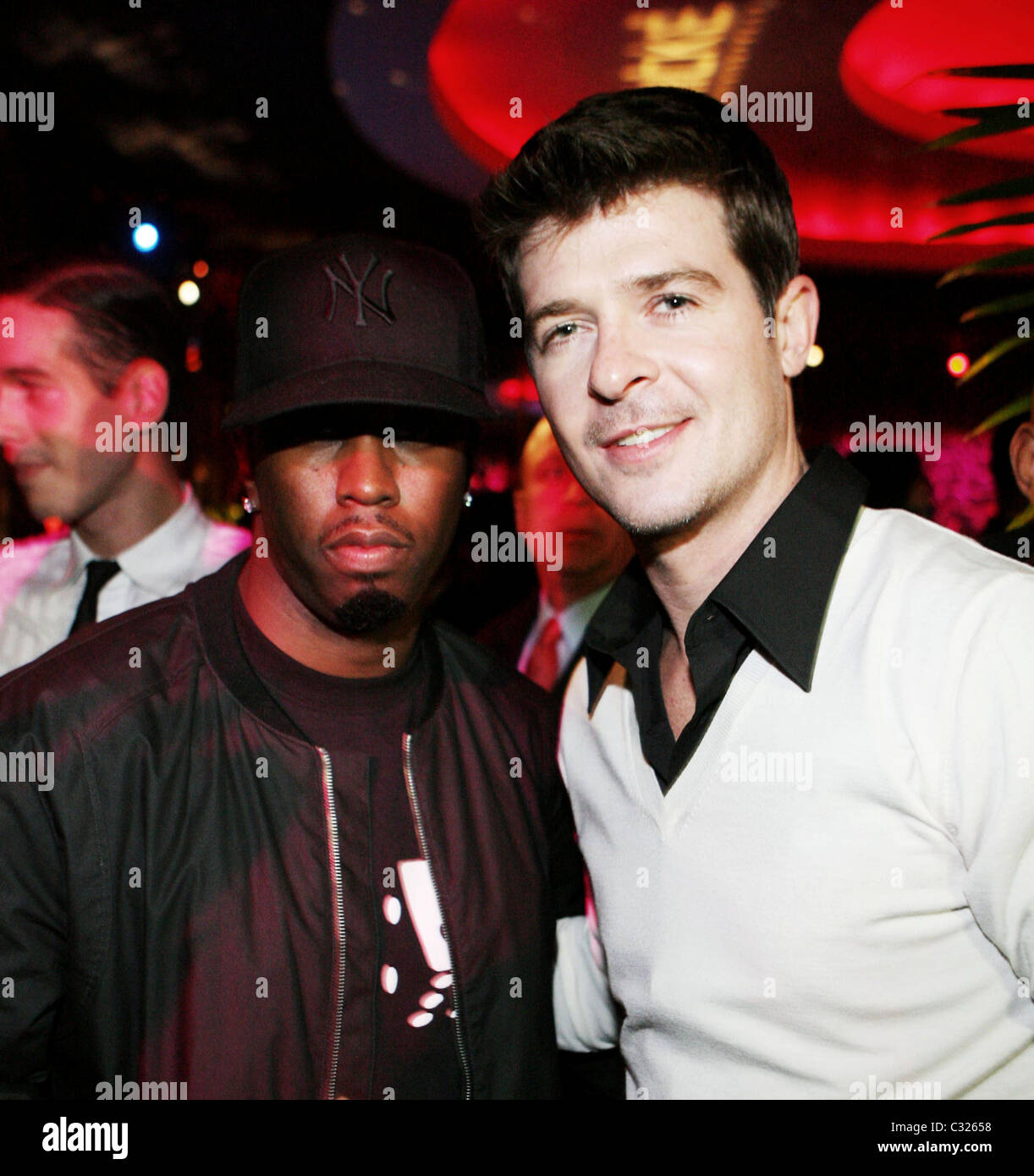Sean 'P.Diddy' Combs and Robin Thicke Robin Thicke's 'Something Else ...