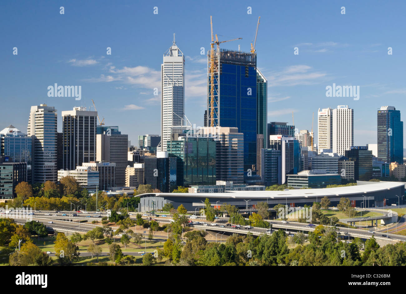 Perth City skyline, Western Australia Stock Photo - Alamy